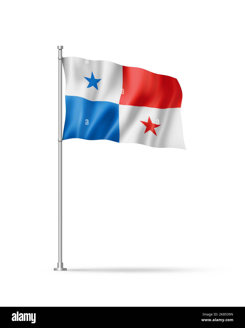 Drapeau national du panama agitant Banque de photographies et d’images ...