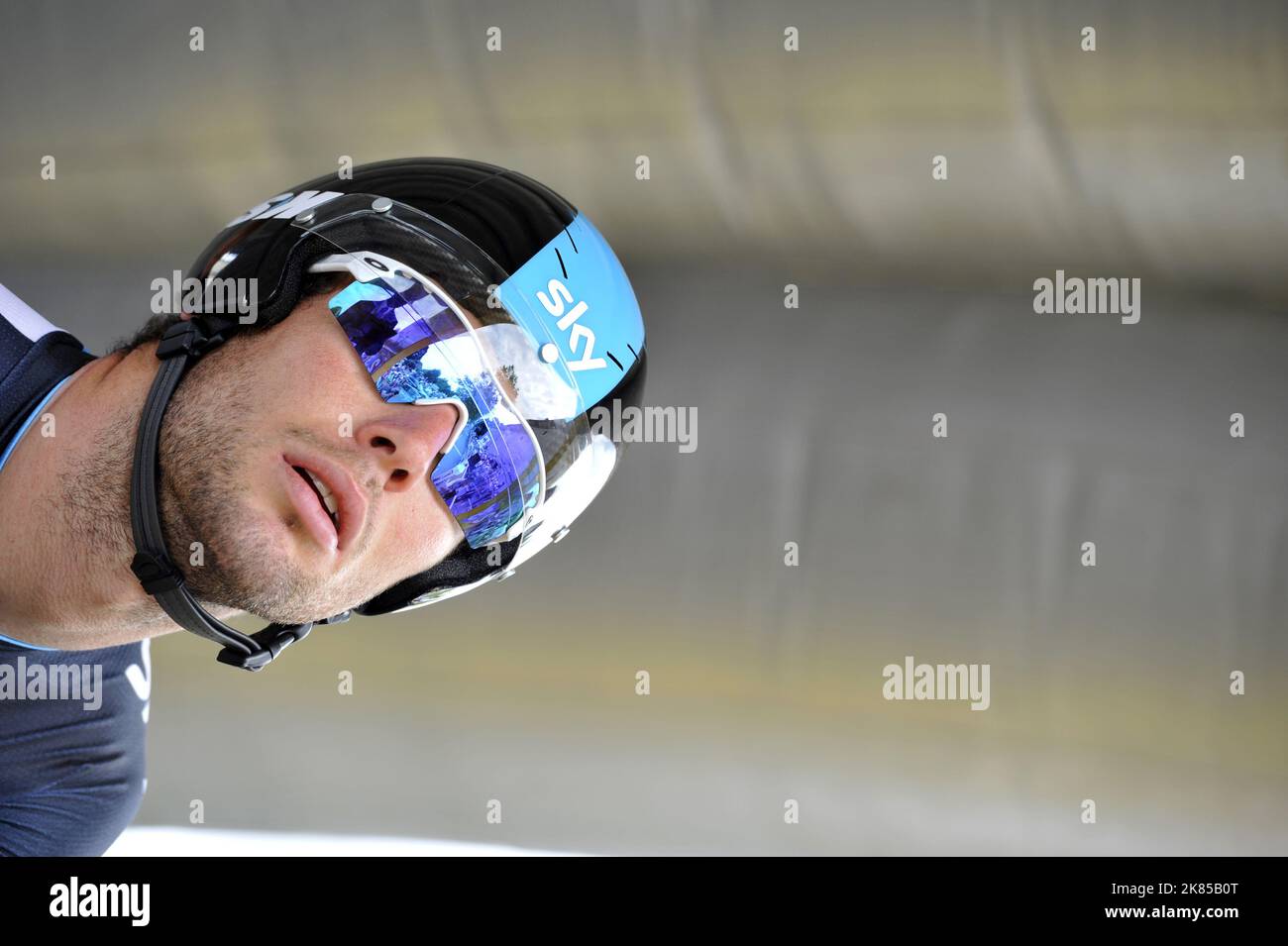 L'équipe de Mark Cavendish Sky Procycling se trouve sur le dessus de la ...