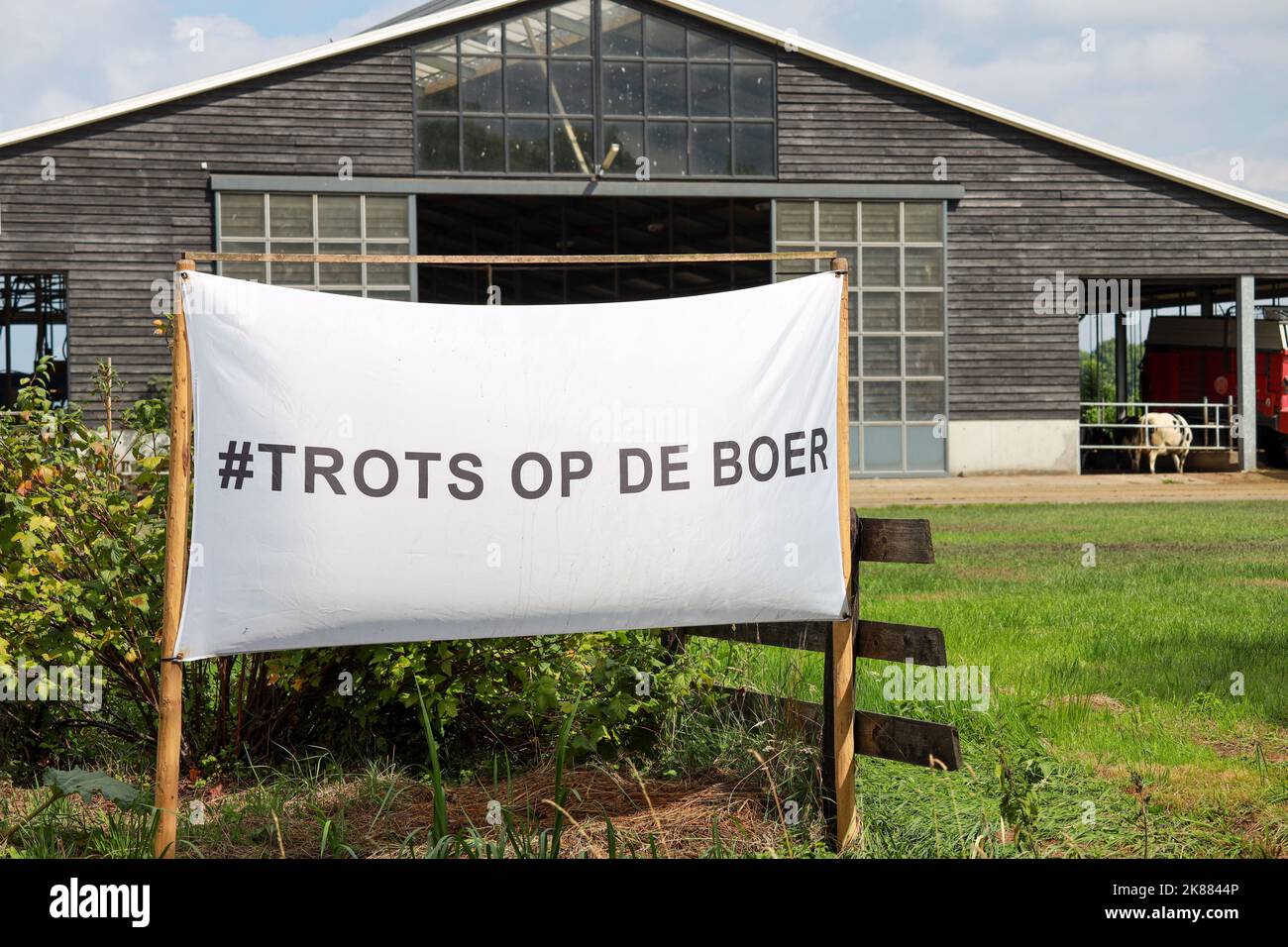 Trots op de boer Banque de photographies et d’images à haute résolution ...