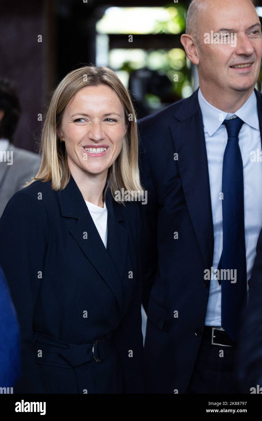 Ministre d'État français de l'écologie Berangere Couillard lors du ...