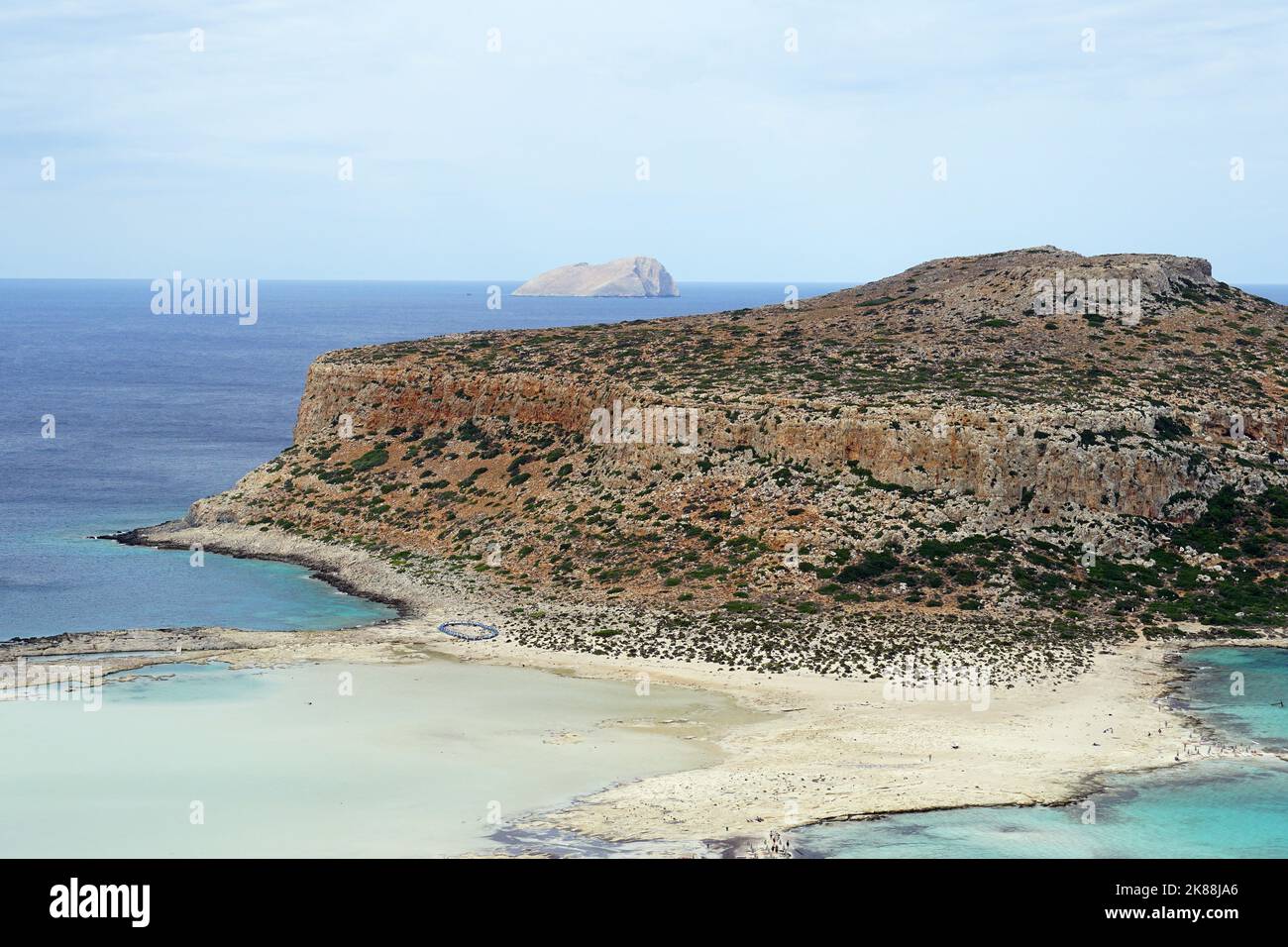 Plage de Balos, lagune de Balos, péninsule de Gramvousa, Chersonesos ...