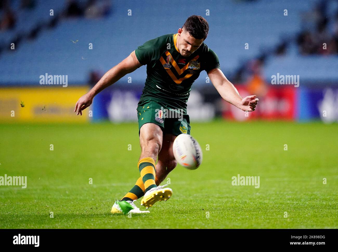 Nathan Cleary, un australien, a obtenu une conversion lors du match de ...