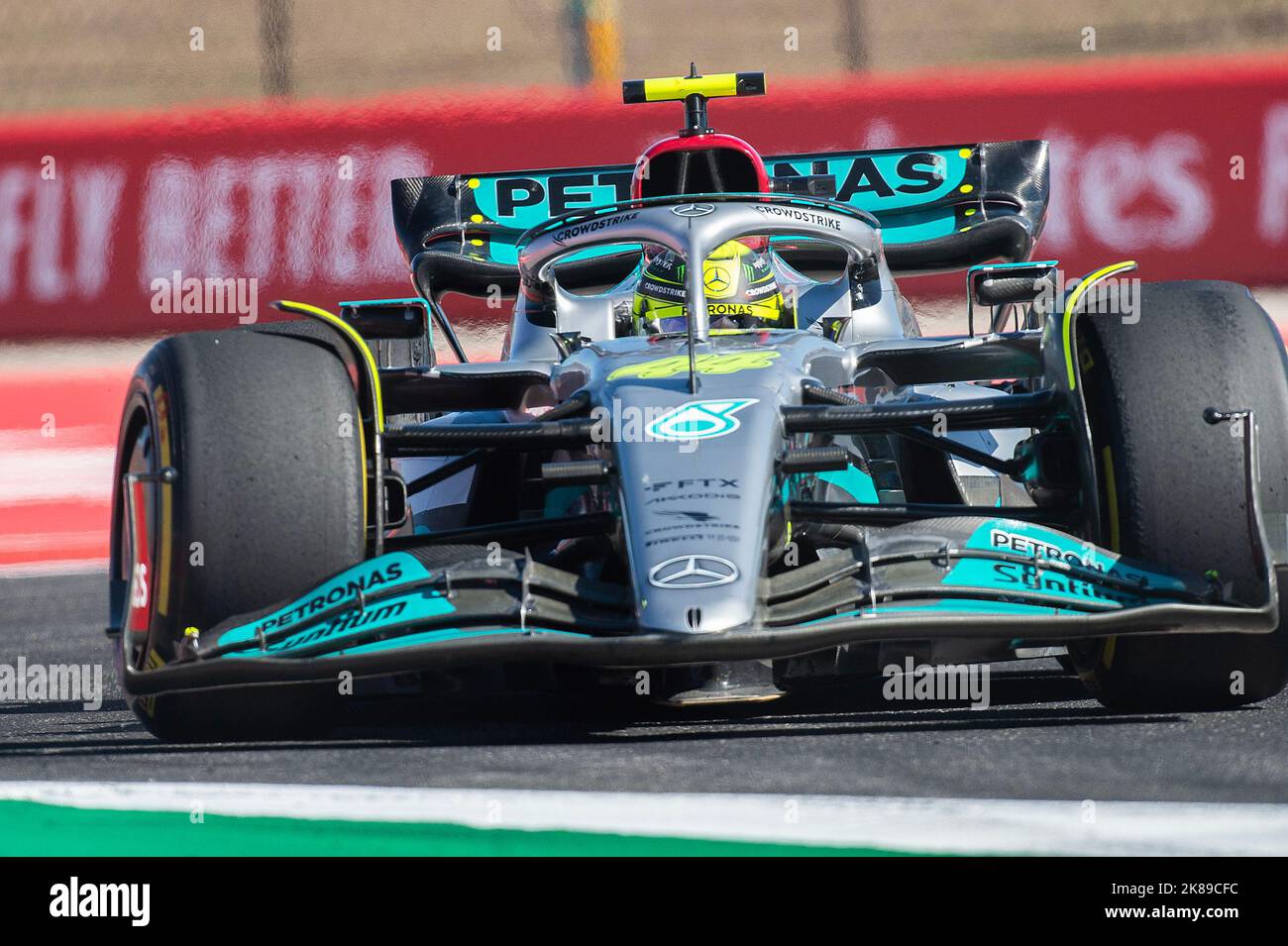 21 octobre 2022: Lewis Hamilton #44 avec Mercedes AMG Petronas F1 l ...