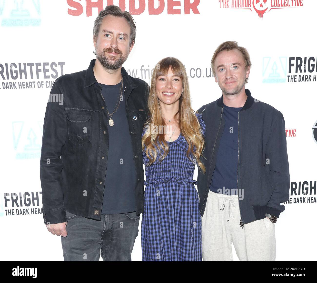 Ben Parker Charlotte Vega Et Tom Felton Assistent à La Première De