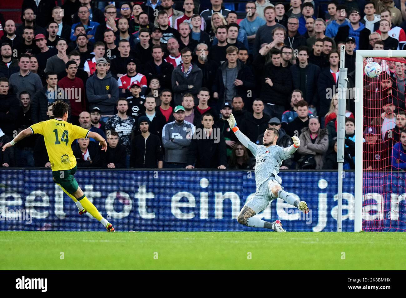 Rotterdam - Rodrigo Guth de Fortuna Sittard, gardien de Feyenoord ...