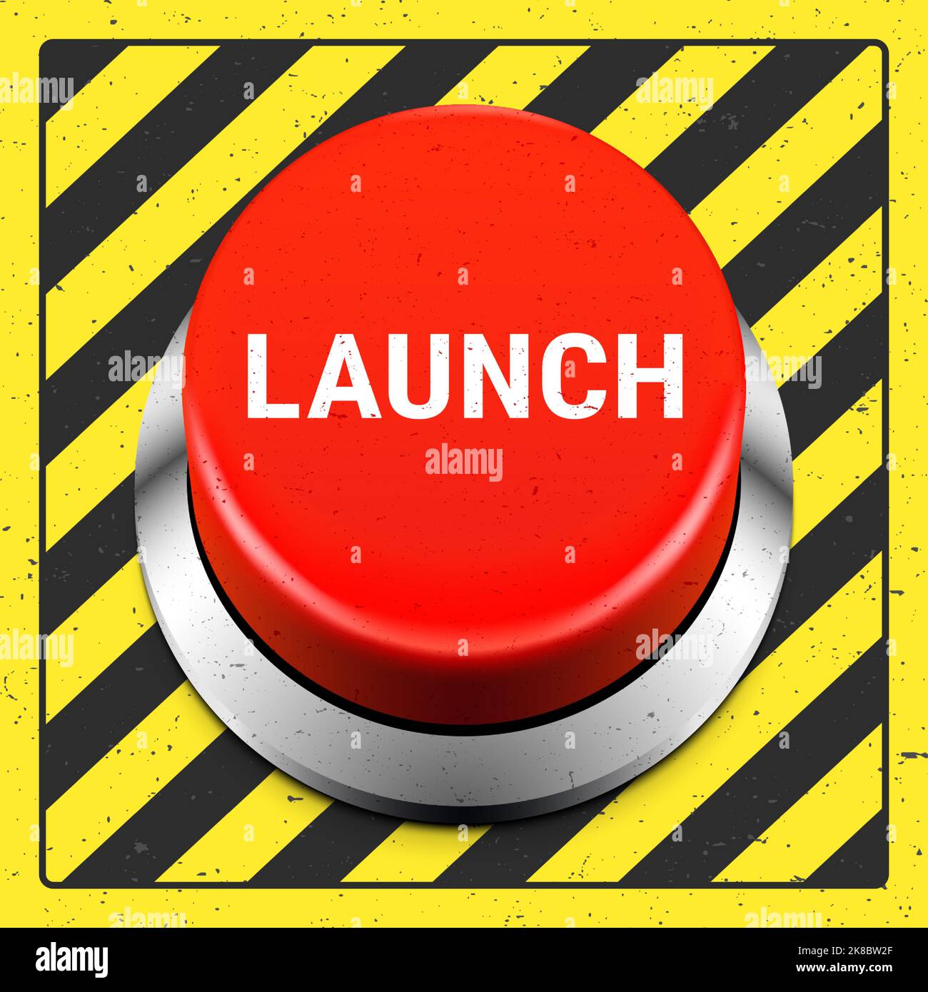 Bouton De Lancement De Missile Banque Dimages Vectorielles Alamy