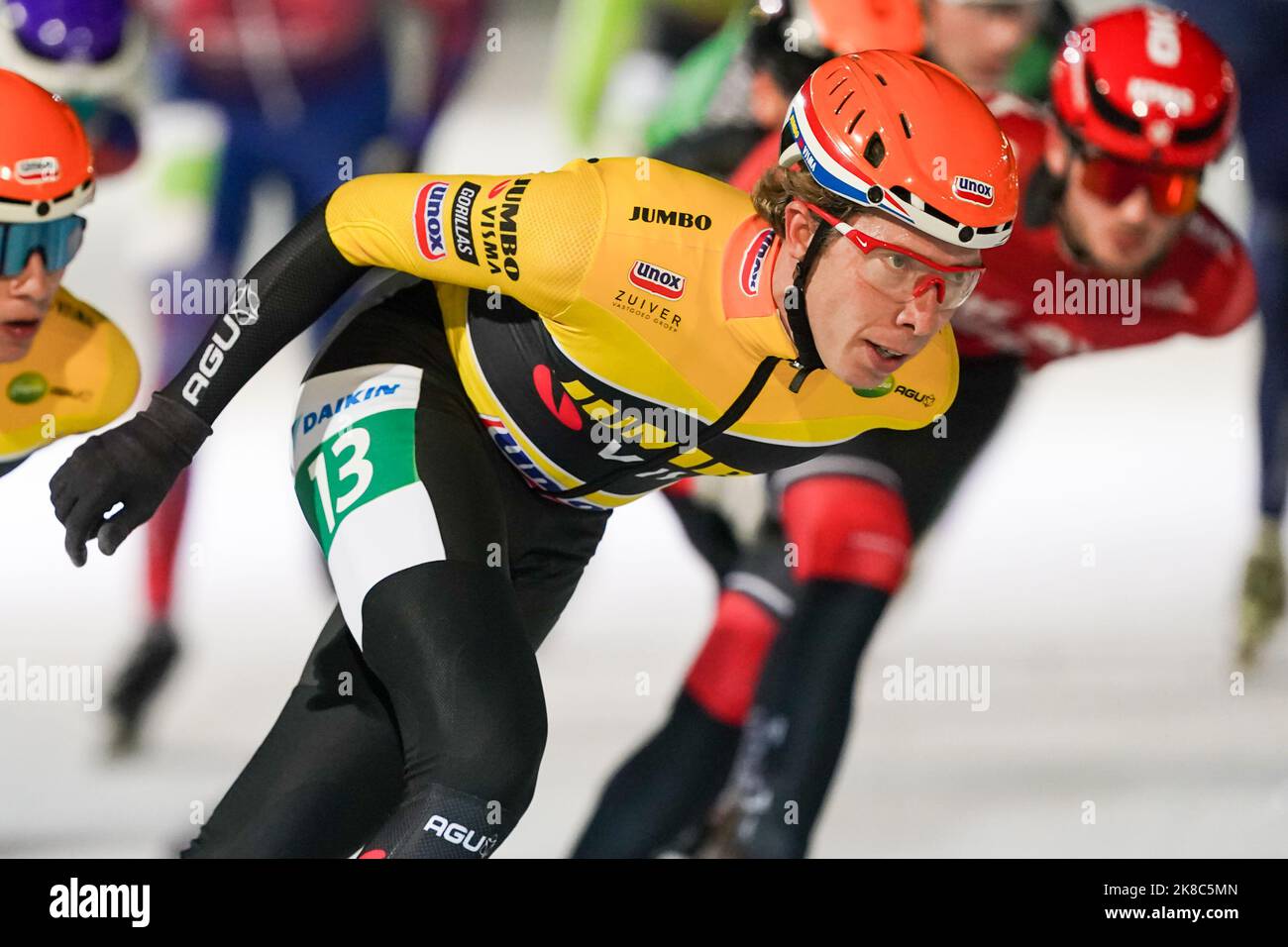 AMSTERDAM, PAYS-BAS - OCTOBRE 22: Jorrit Bergsma de l'équipe Jumbo ...