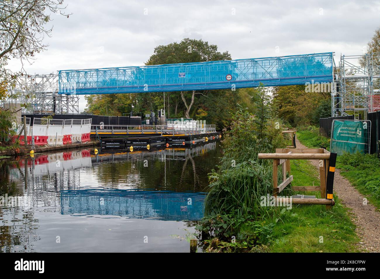 Harefield, Uxbridge, Royaume-Uni. 22nd octobre 2022. Le projet High Speed Rail, HS2, a construit ...