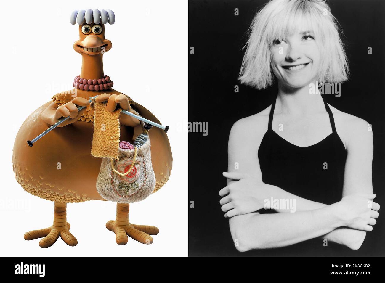 Peter lord et babs personnages de poulet Banque de photographies et d ...