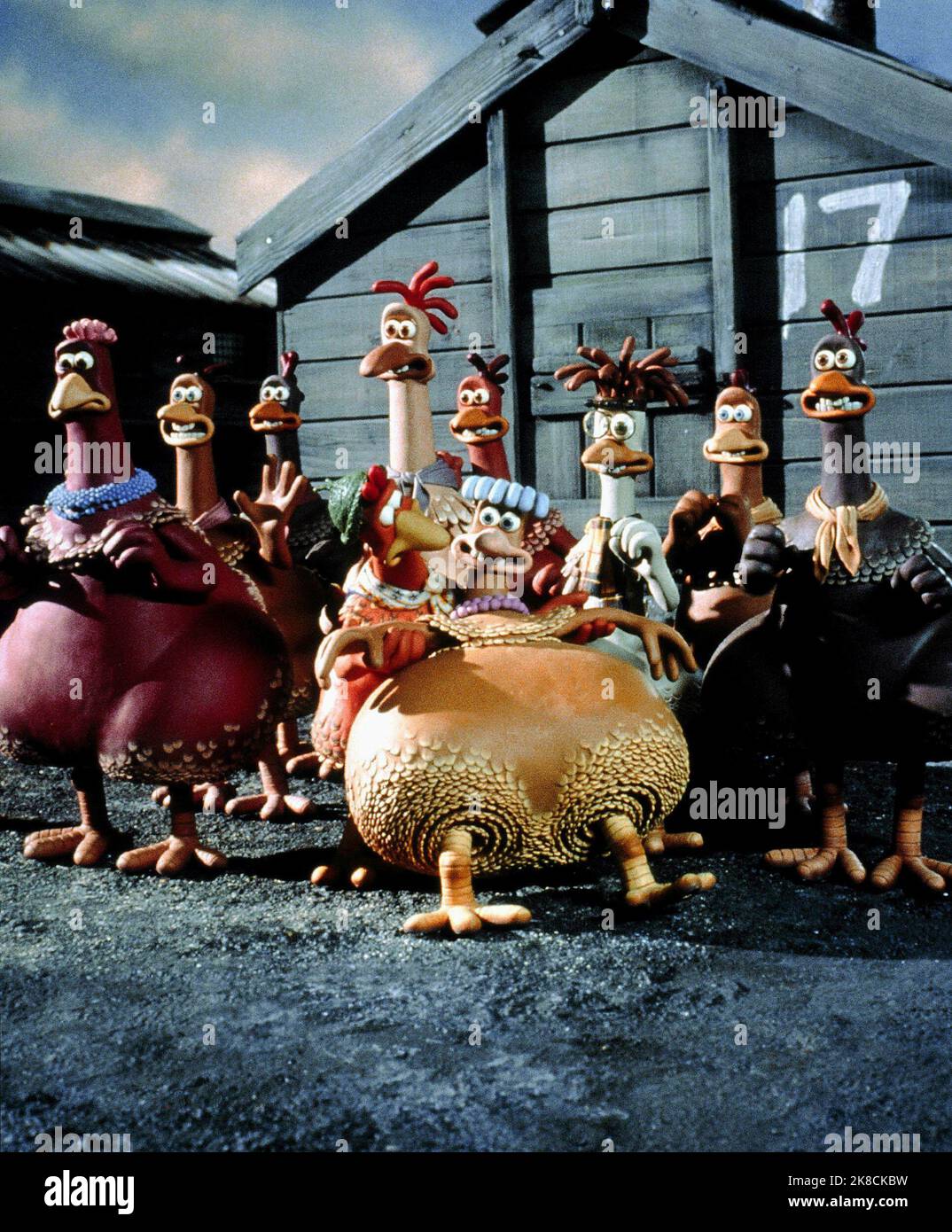 Peter lord et babs personnages de poulet Banque de photographies et d ...