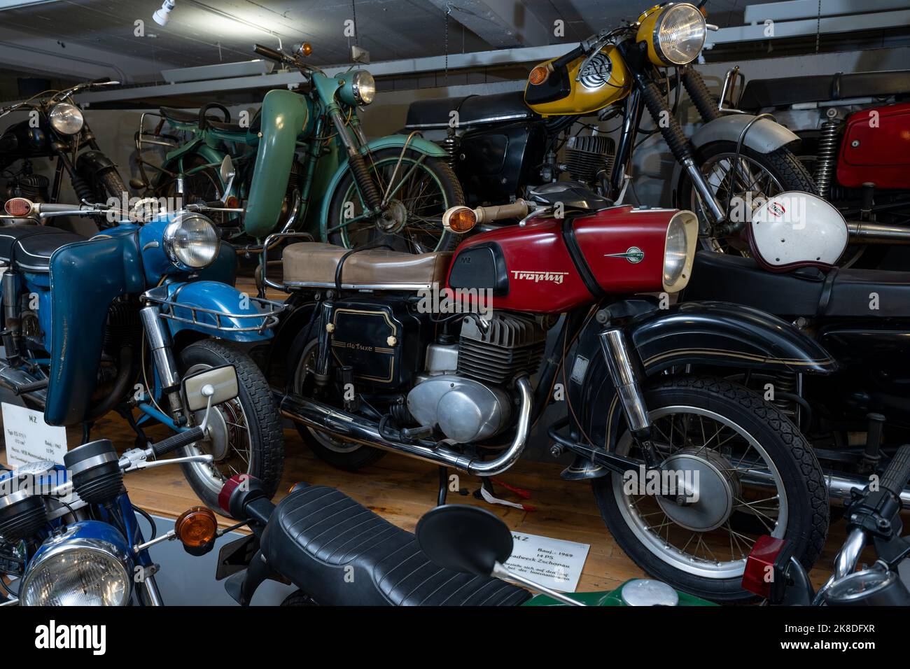 Chemnitz, Allemagne. 04th octobre 2022. Les motos MZ, y compris le ...