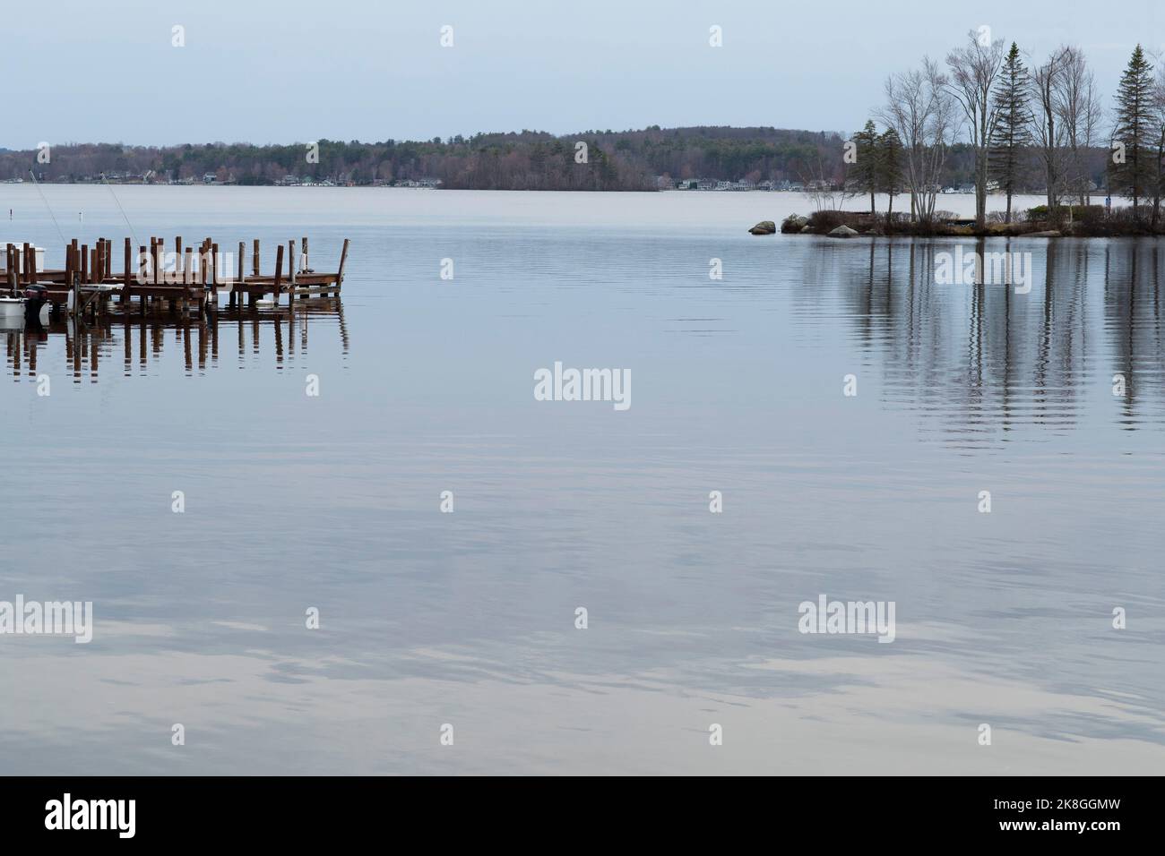 La baie Paugus, porte le nom du chef Paugus qui a combattu pendant la ...