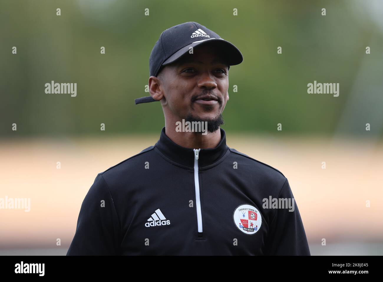 Lewis Young, entraîneur intérimaire de Crawley Town, a vu pendant le ...