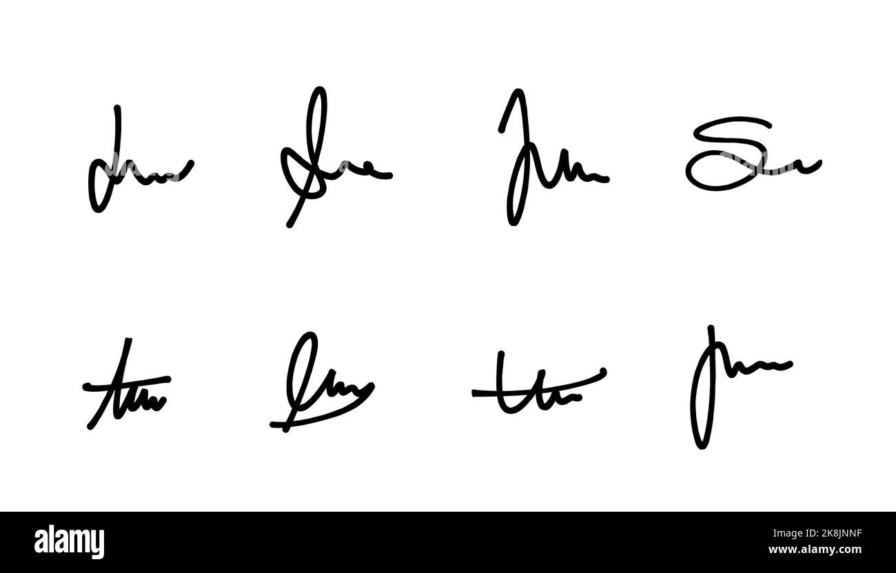 Personal signature Banque de photographies et d’images à haute ...