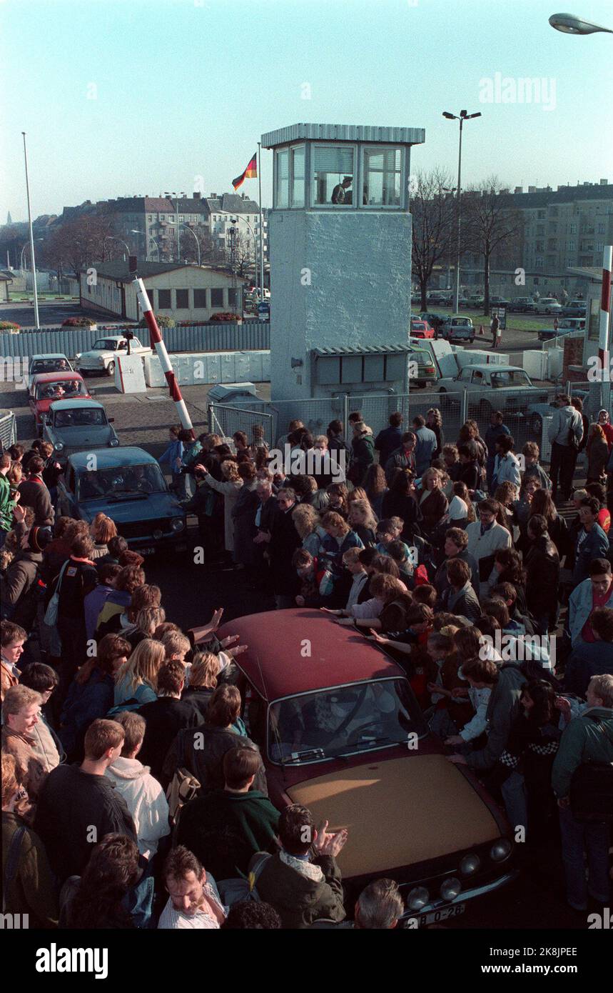 Berlin allemagne 19891110 chute du mur de berlin Banque de ...