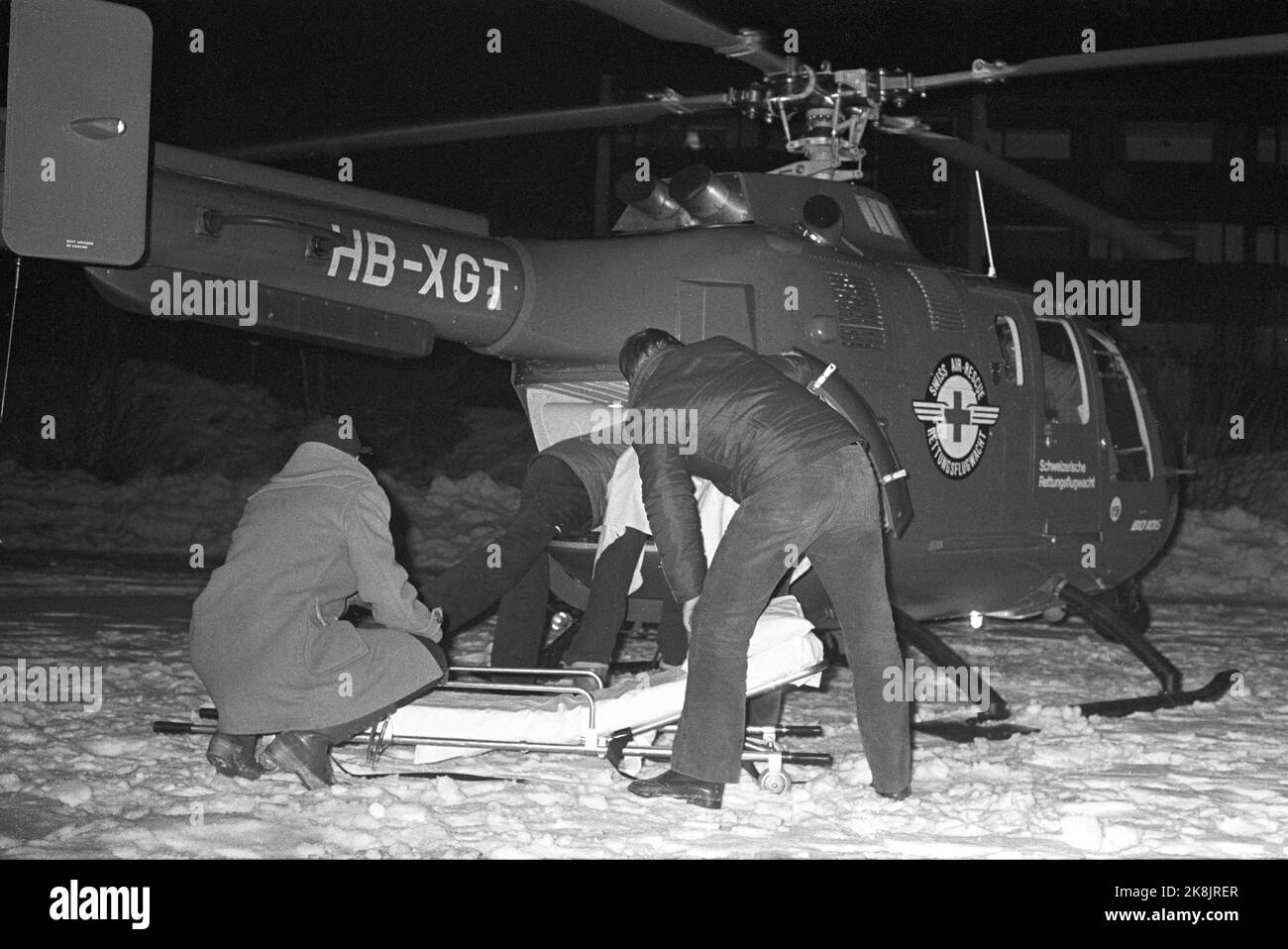 Operation avalanche Banque d'images noir et blanc - Alamy