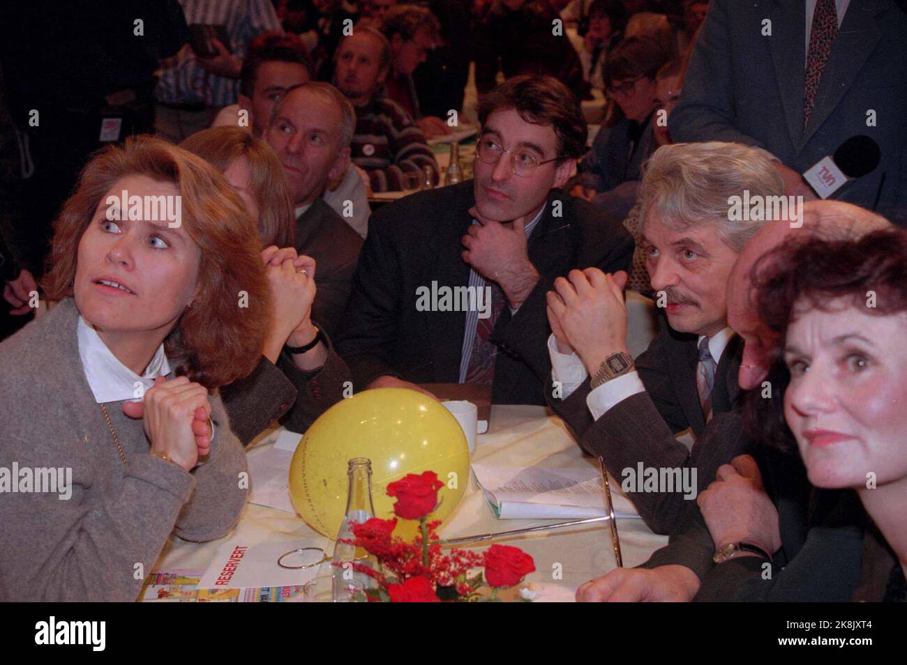 Oslo 19941128. Référendum sur l'adhésion de la Norvège à l'UE. De la ...