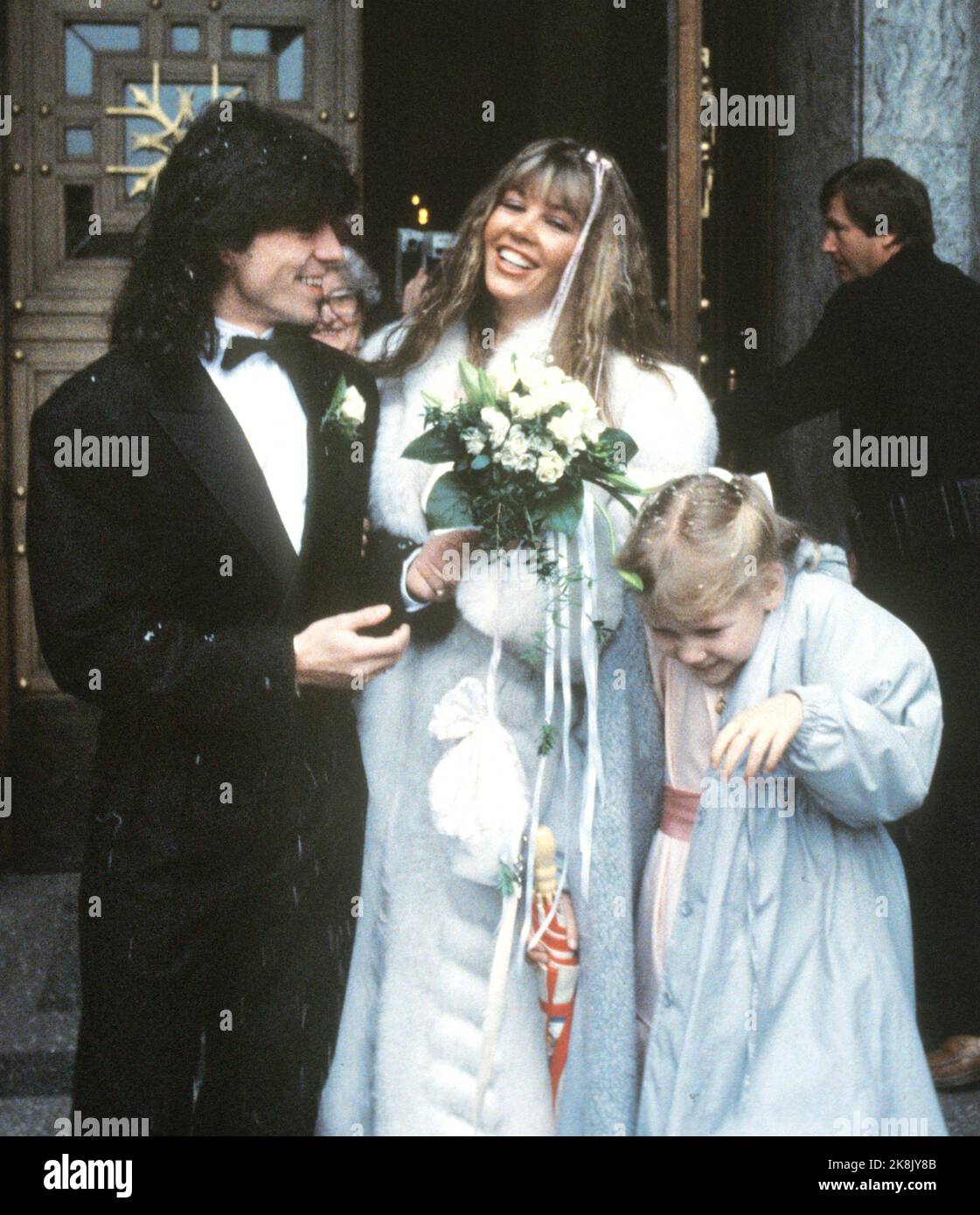 Le joueur de football d'Oslo 19841221 Erik Solér se Marie à l'hôtel de ...