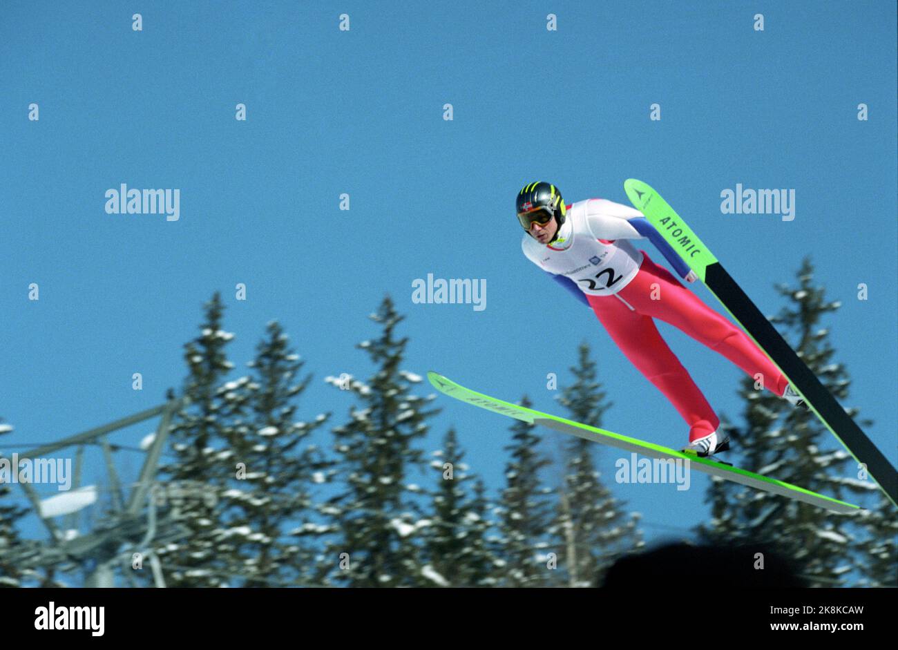 Lillehammer Jeux olympiques d'hiver de 19940218 à Lillehammer. Bjarte ...