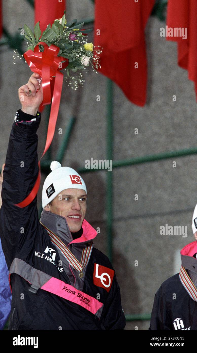 Sarajevo, 1991. Patins de championnat d'Europe. Ici Johann Olav Koss ...