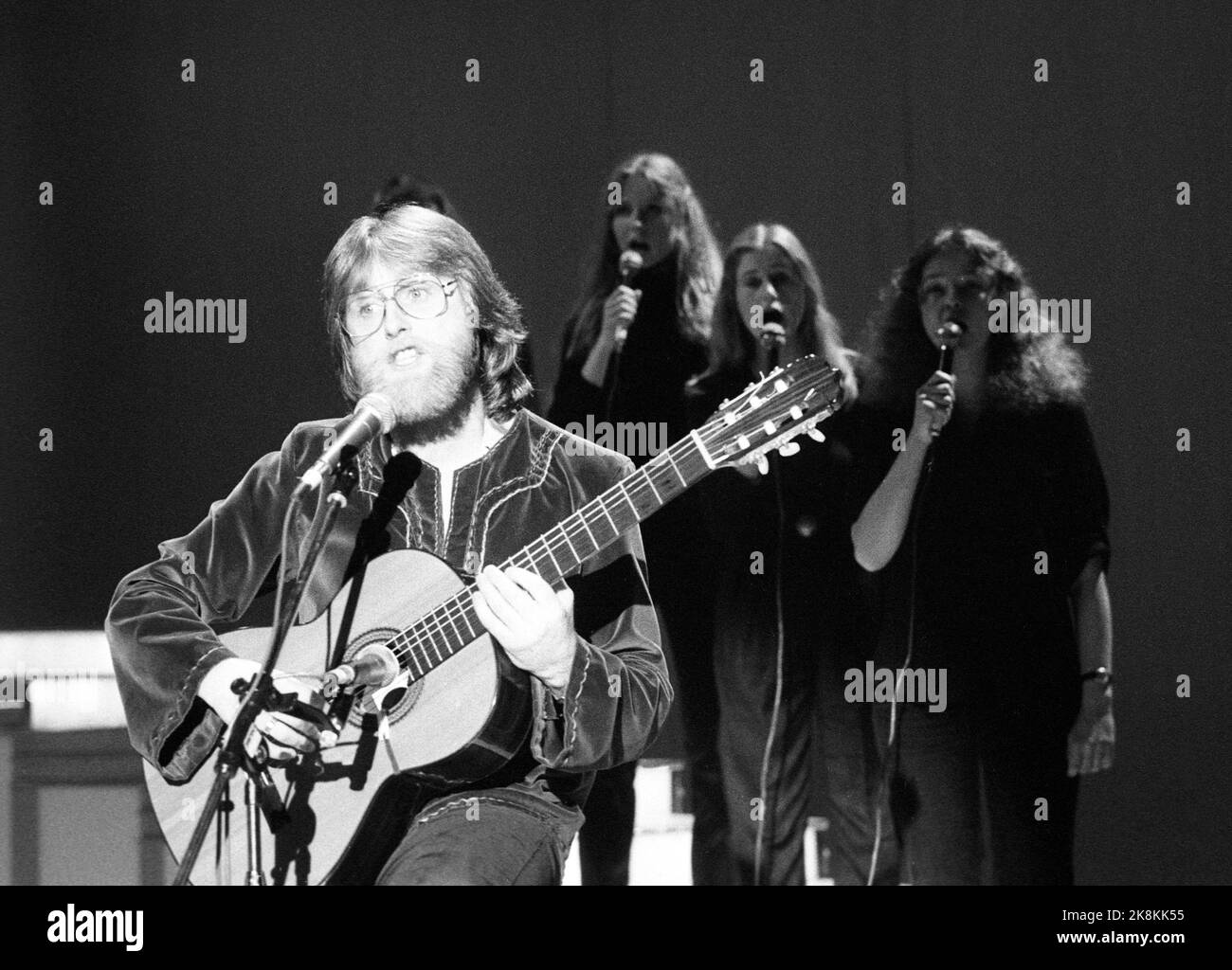 8 mars 1981 d'Oslo. Finale du Grand Prix de Melody de Norvège. Voici ...