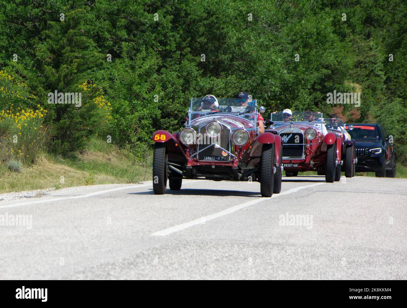 URBINO - ITALIE - 16 - 2022 juin : ALFA ROMEO 6C 1500 SUPER SPORT 1929 ...