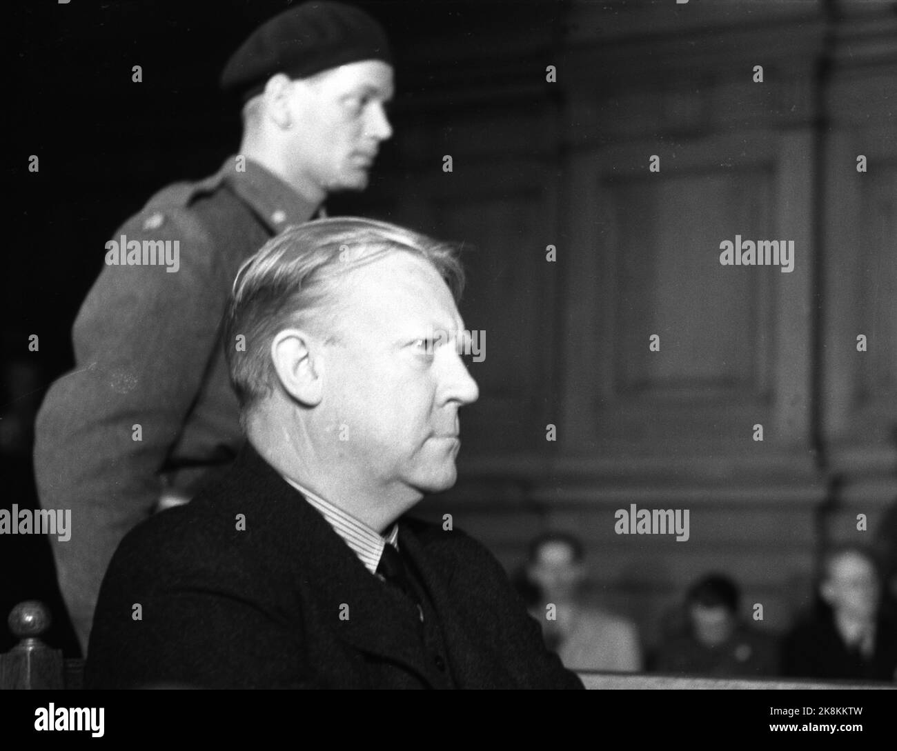 Oslo 19450526. L'affaire Landssvik contre Vidkun Quisling, qui s'est ...