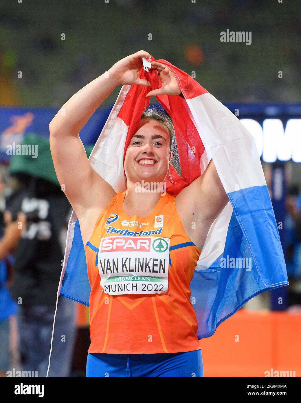 Jorinde van klinken lancer du poids Banque de photographies et d’images ...