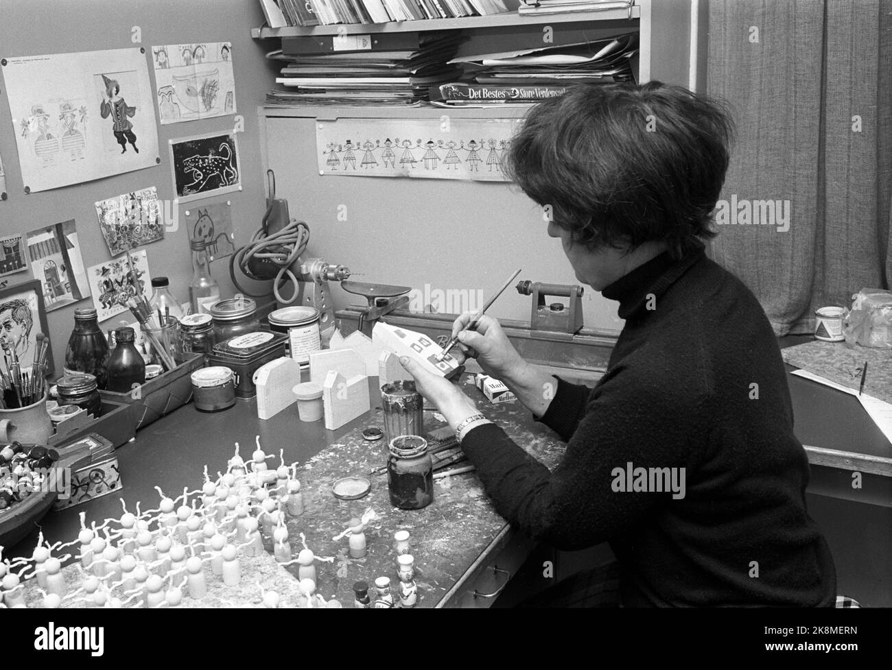 Oslo 1967: L'acteur Turid Balke passe son temps libre à créer sa propre ...