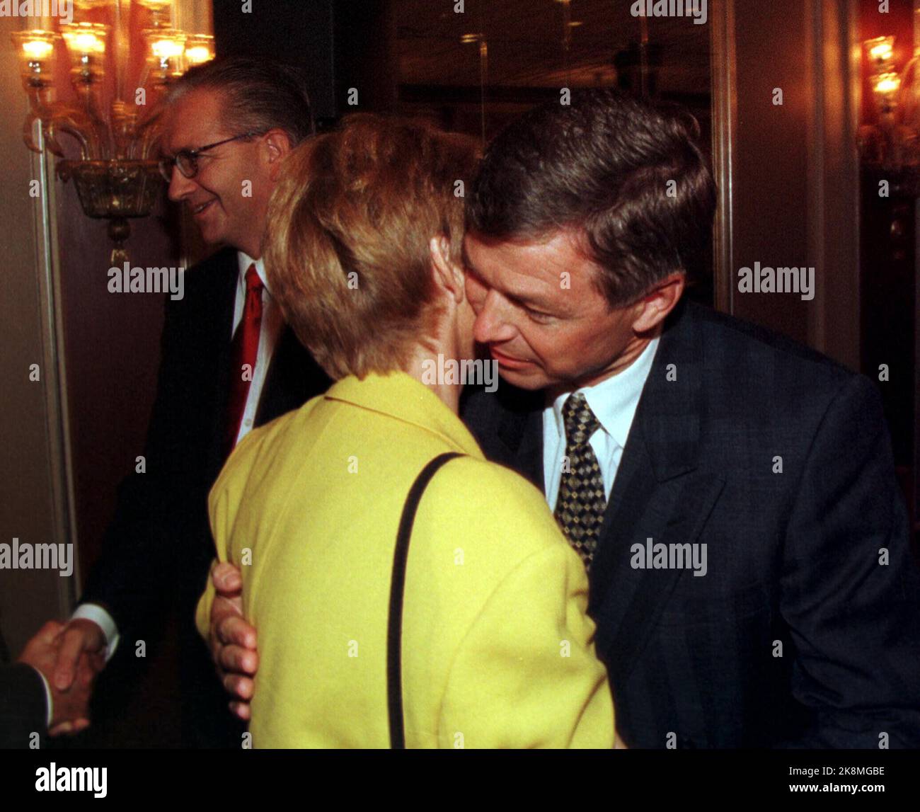 Foto di kjell magne bondevik e anne enger lahnstein Banque de ...