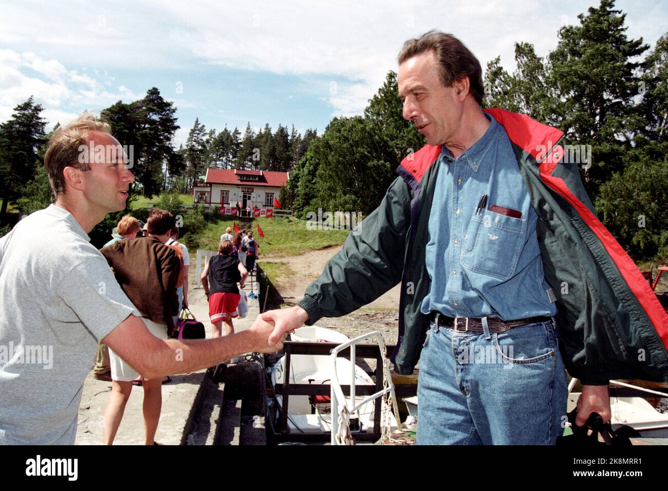 Utoya 19960719 politicien reiulf steen sur utoya dans tyrifjorden photo ...