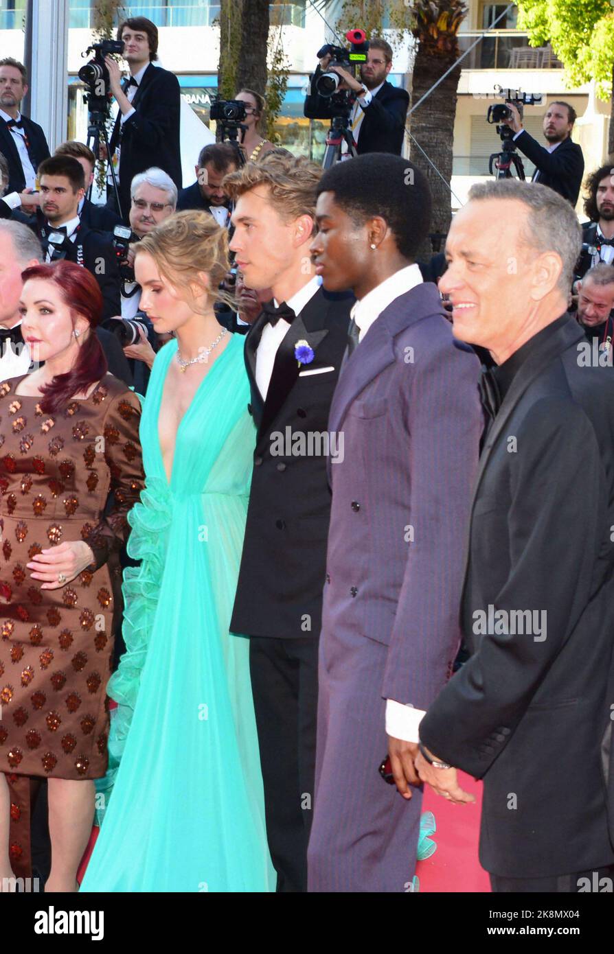 L'équipe du film : Priscilla Presley, Olivia DeJonge, Austin Butler ...