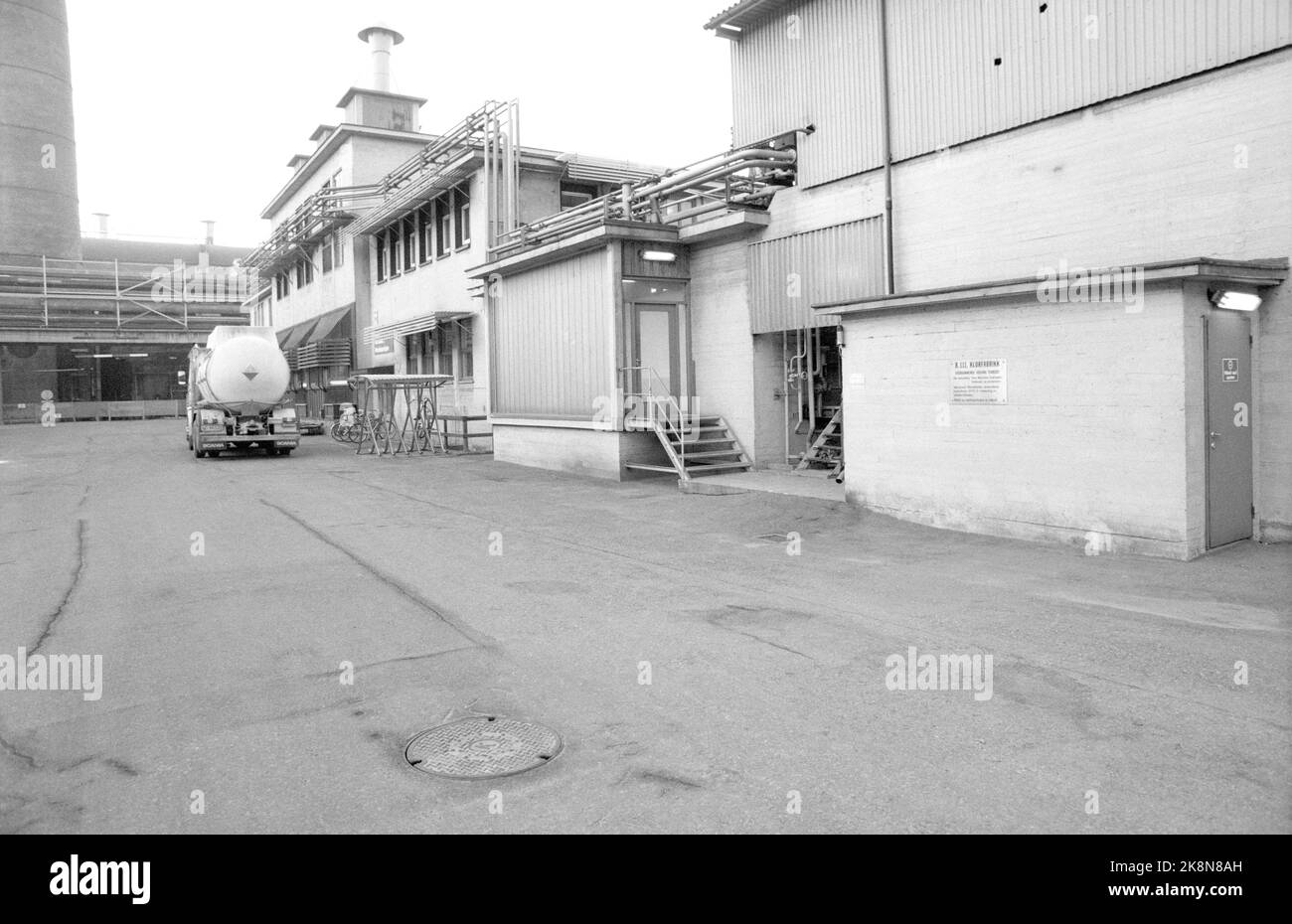 Klorgassfabrikken norsk hydro porsgrunn Banque de photographies et d ...