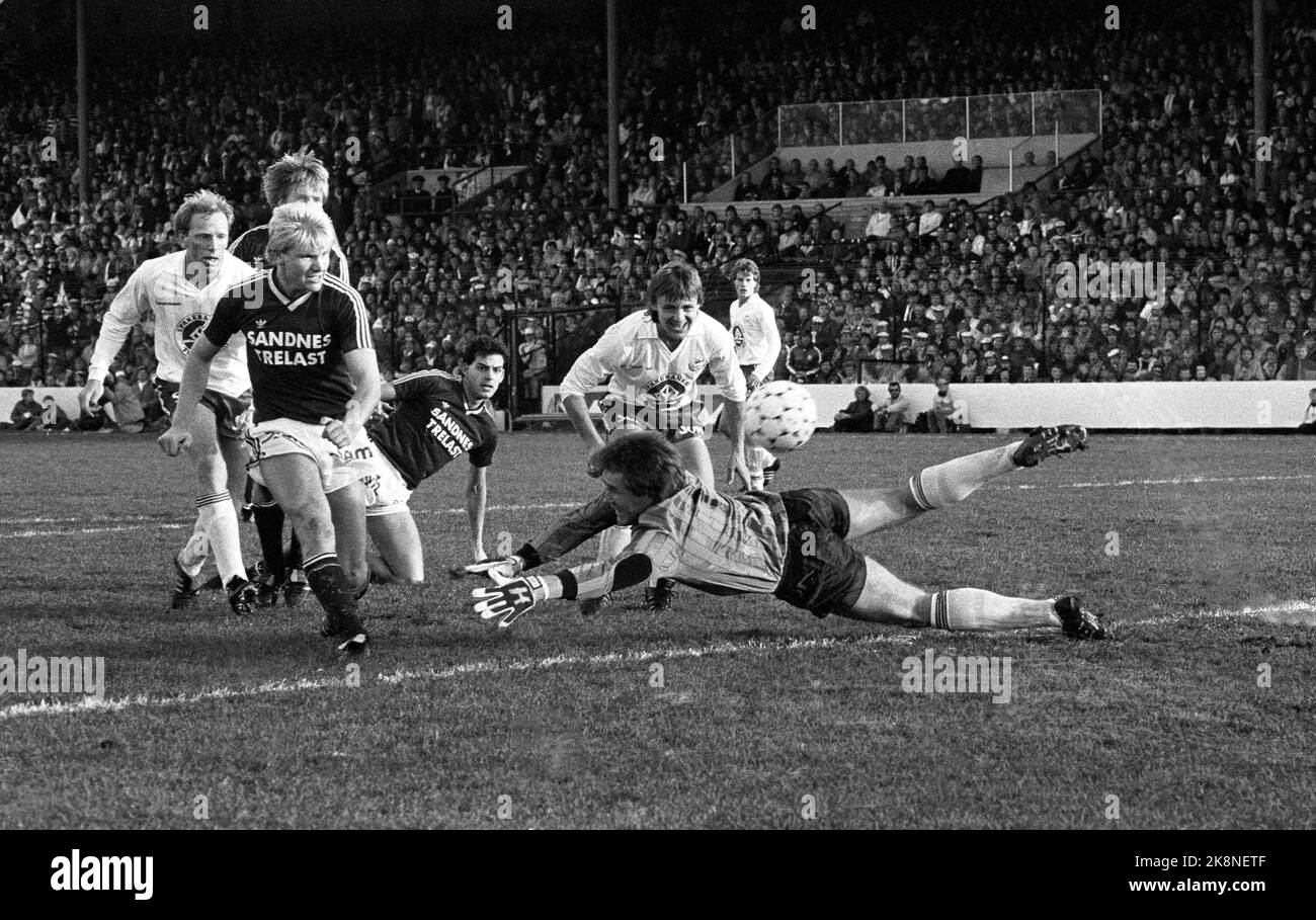 Coupe finale 1984-10-21: Fredrikstad-Viking (3-3). Stade Ullevaal ...