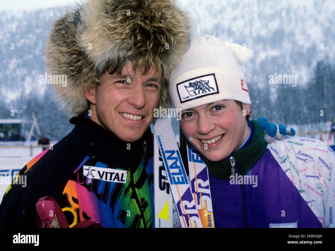 Oslo 19900303 grete ingeborg nykkelmo Banque de photographies et d ...
