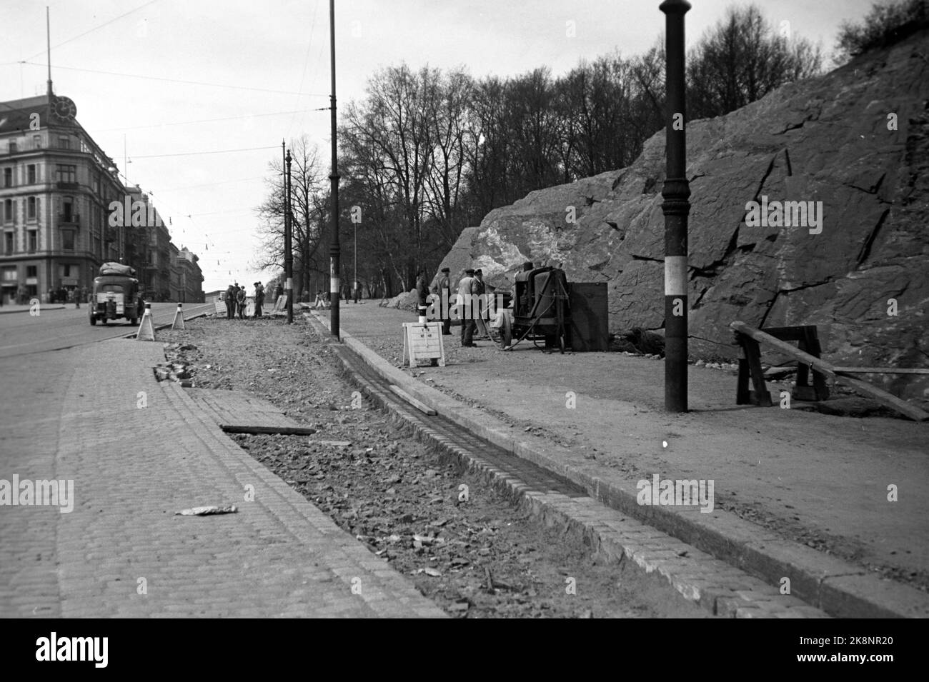 Ww2 oslo 19440511 drammensveien Banque de photographies et d’images à ...