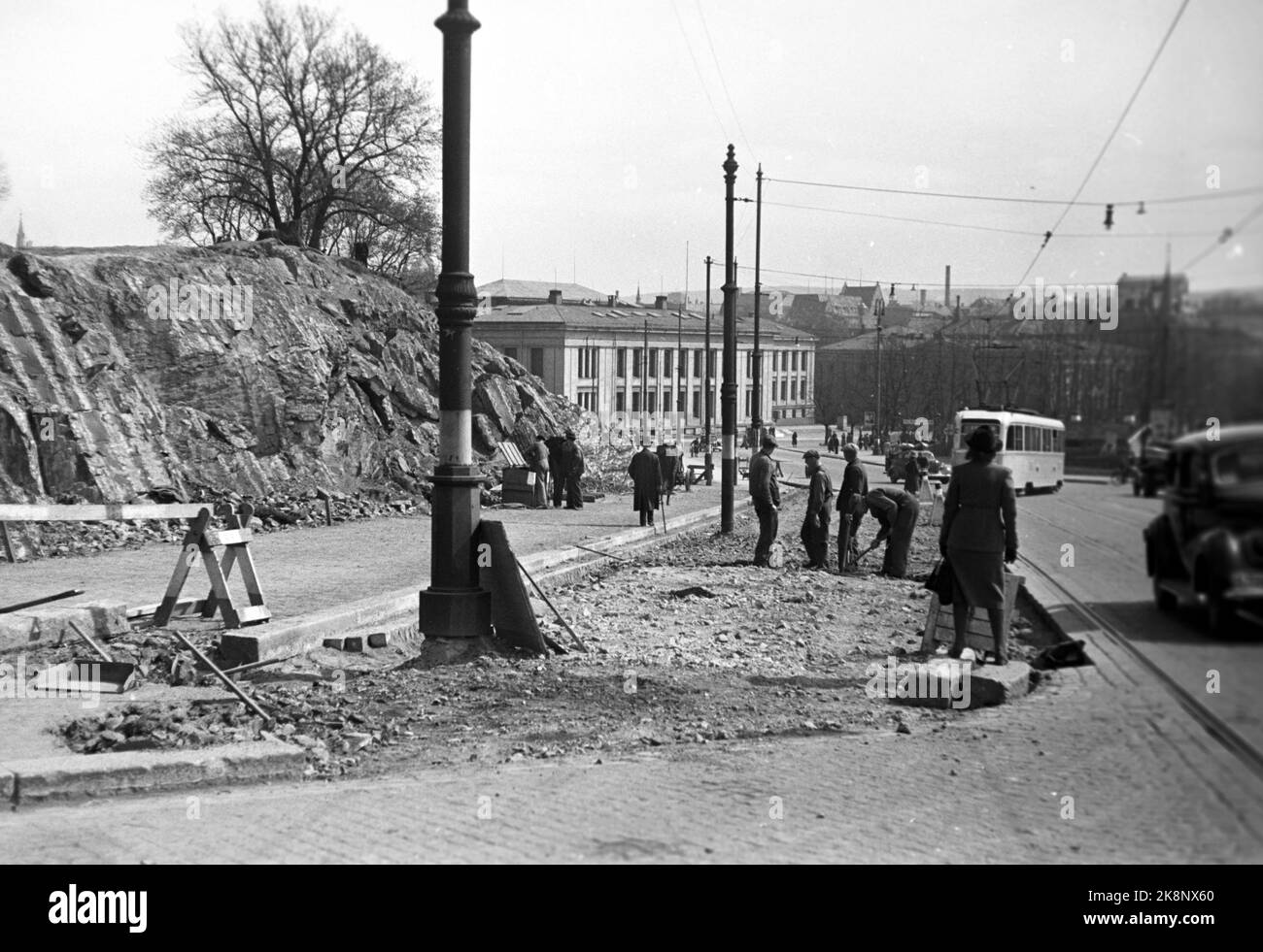 Ww2 oslo 19440511 drammensveien Banque de photographies et d’images à ...