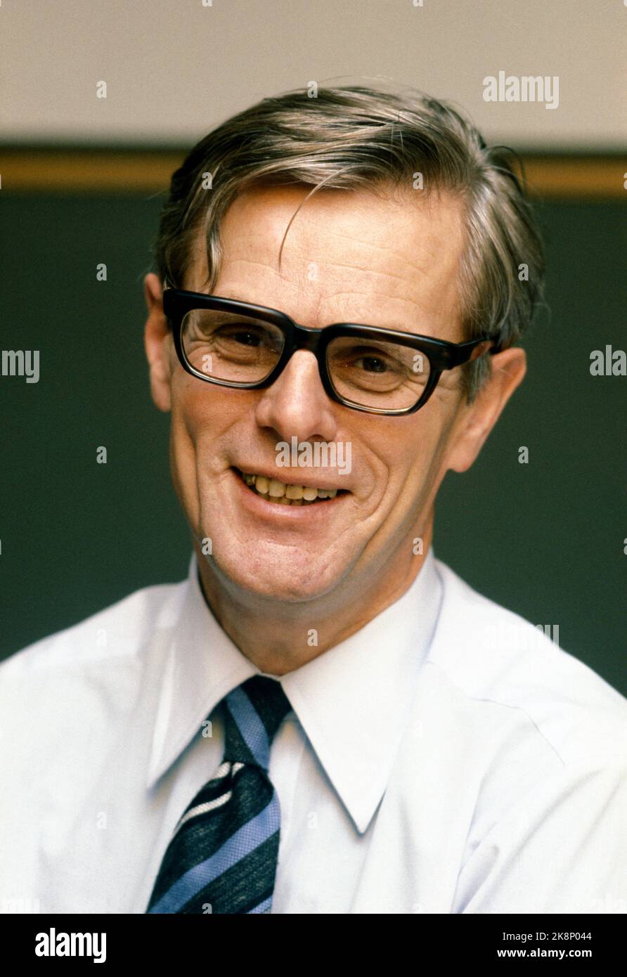 Oslo 197912 professeur dr theol jacob jervell Banque de photographies ...