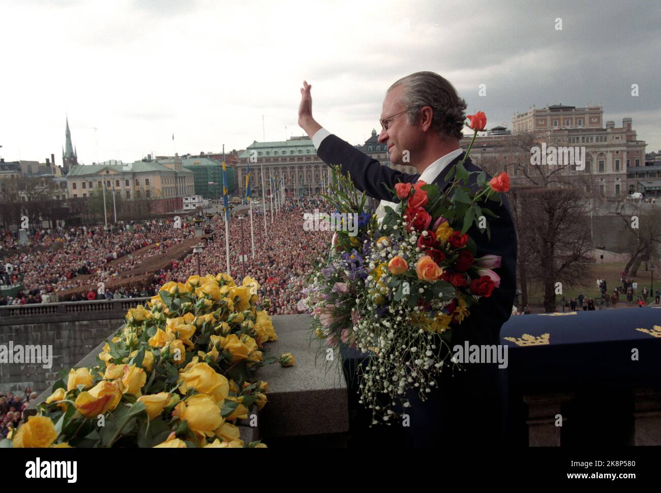 Stockholm 199604: Roi Carl XVI Gustaf 50 ans - plusieurs jours de fête ...