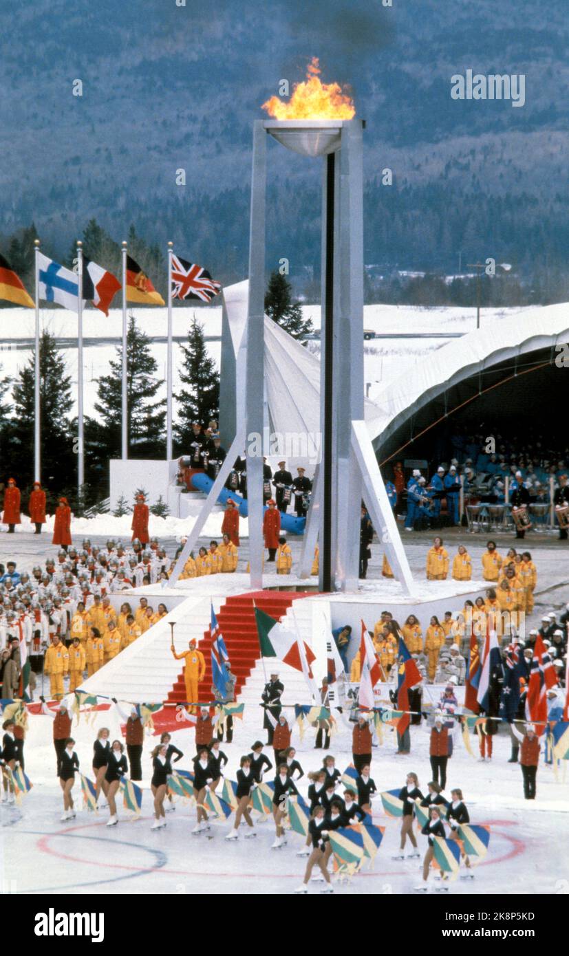 Lac olympique placide 1980 photo Banque de photographies et d’images à ...