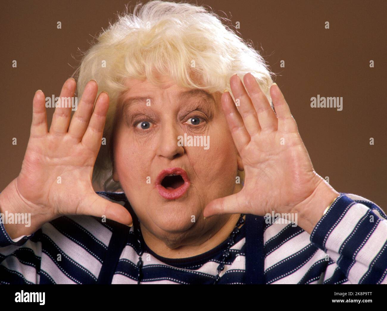 Oslo 198909 portrait de l'acteur elisabeth granneman photo Banque de ...