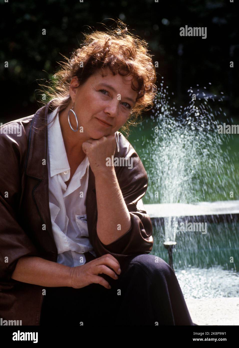 Oslo septembre 1986 artiste grethe kausland photo Banque de ...