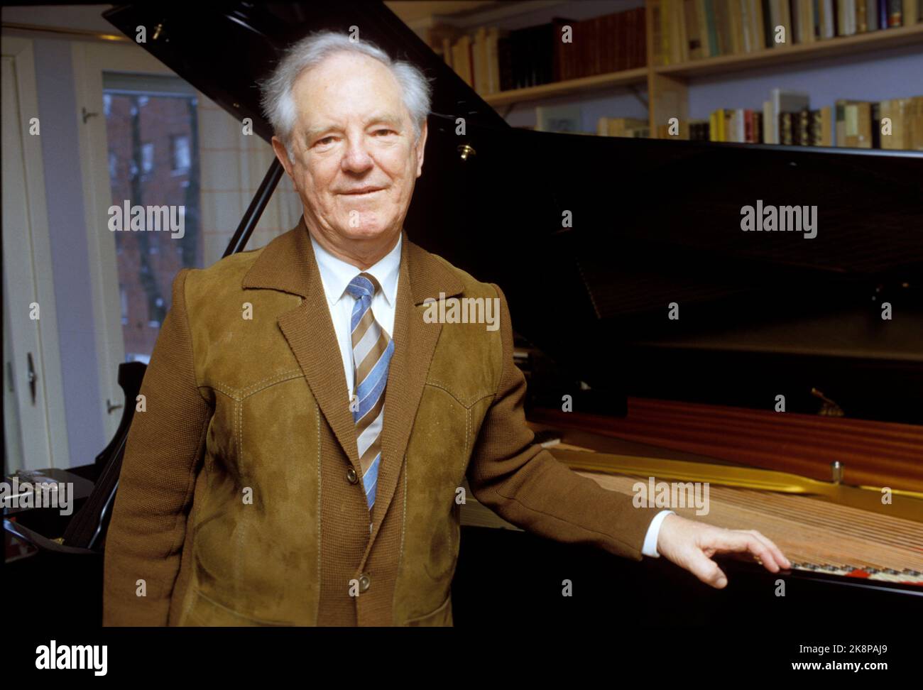 Oslo 19860130 pianiste robert riefling photo Banque de photographies et ...