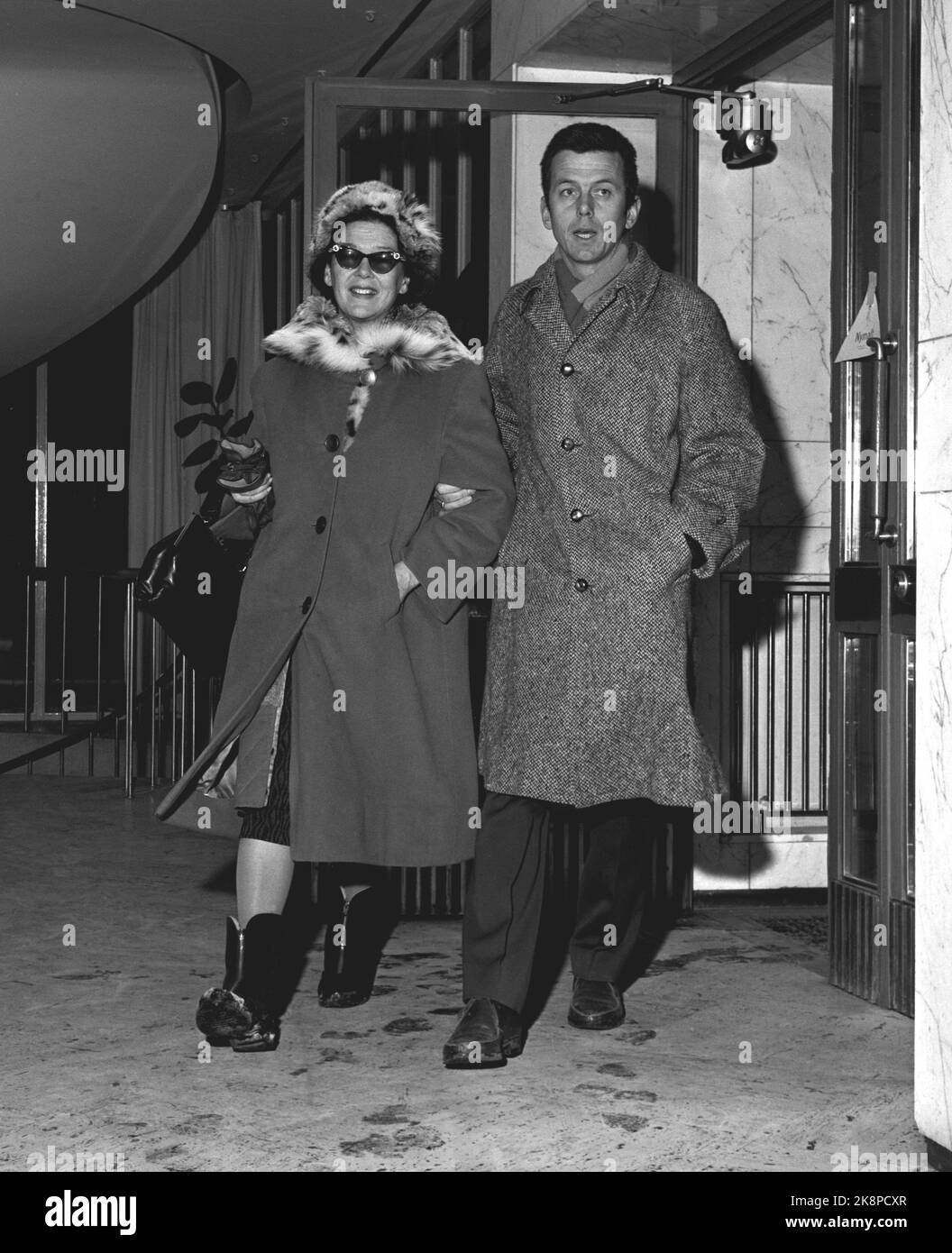 Oslo 196212 les acteurs tordis maurstad et toralv maurstad Banque de ...