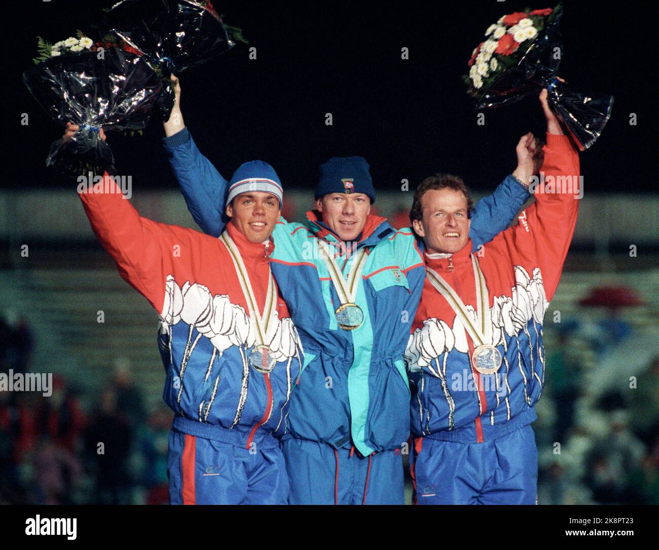 Albertville 19920213 Olympique-92 Albertville, patinage, 5000 mètres d ...