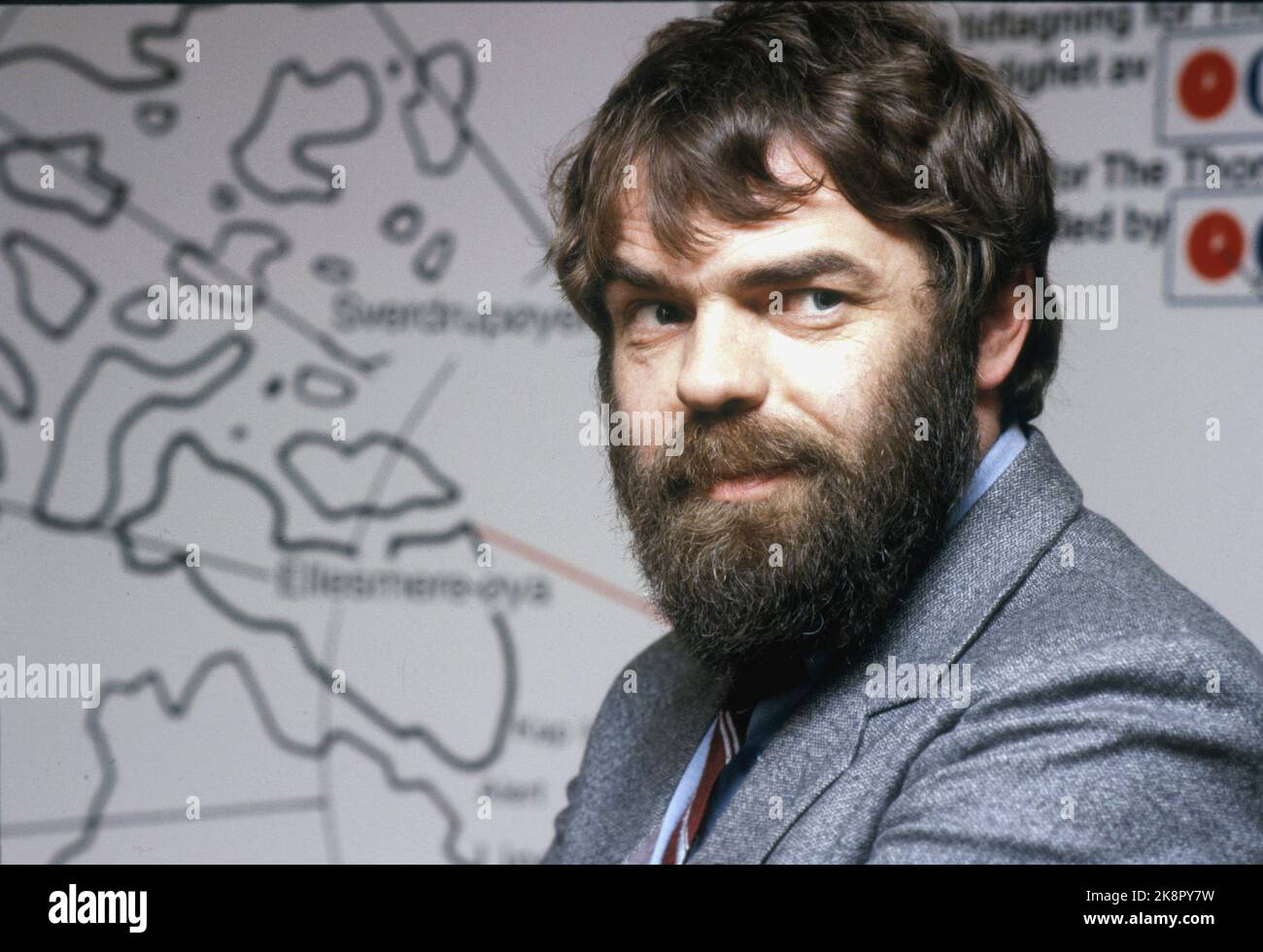 Oslo 19820215. Norvège au pôle Nord 1982. North Polar Farnar Thorseth ...