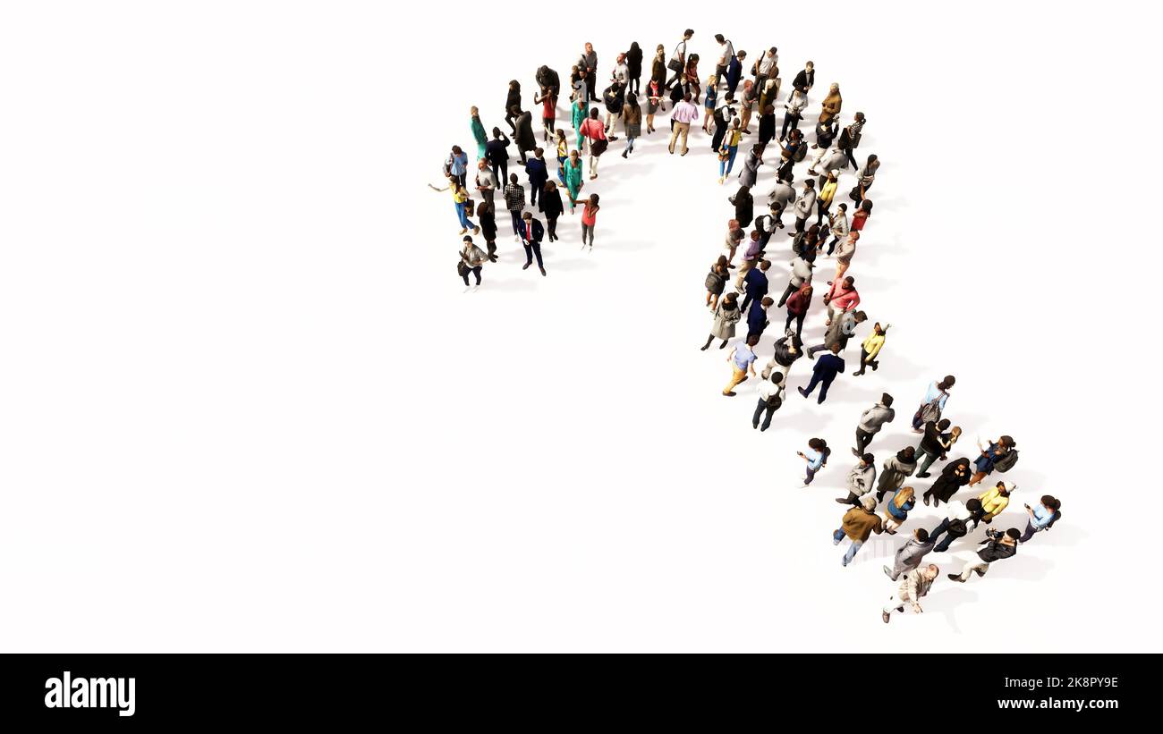 Concept conceptuel vaste communauté de personnes formant le point d ...