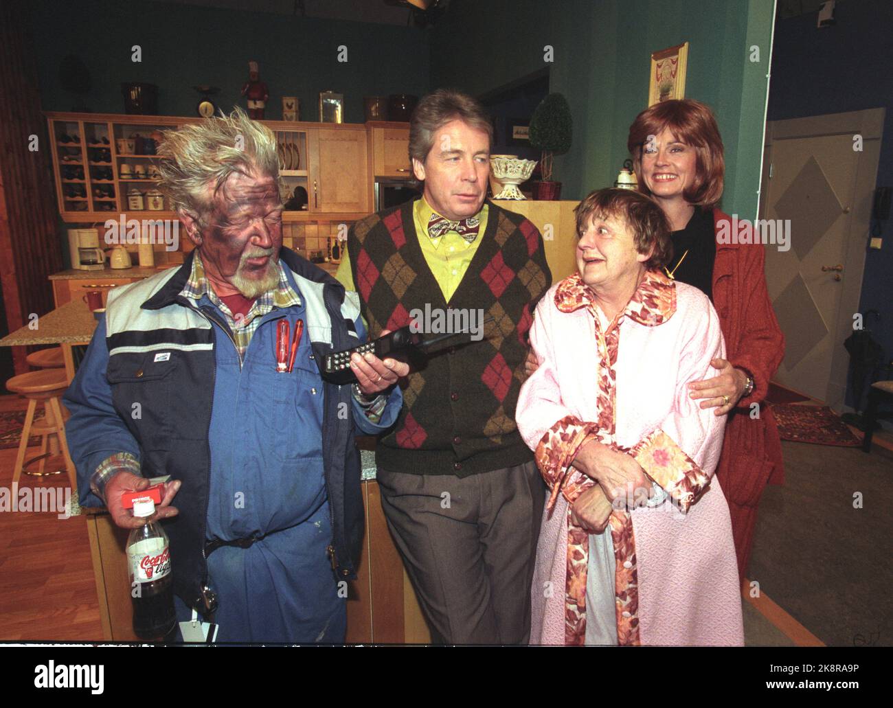 Oslo 19920825 : enregistrement de la série de bandes dessinées « Karl ...