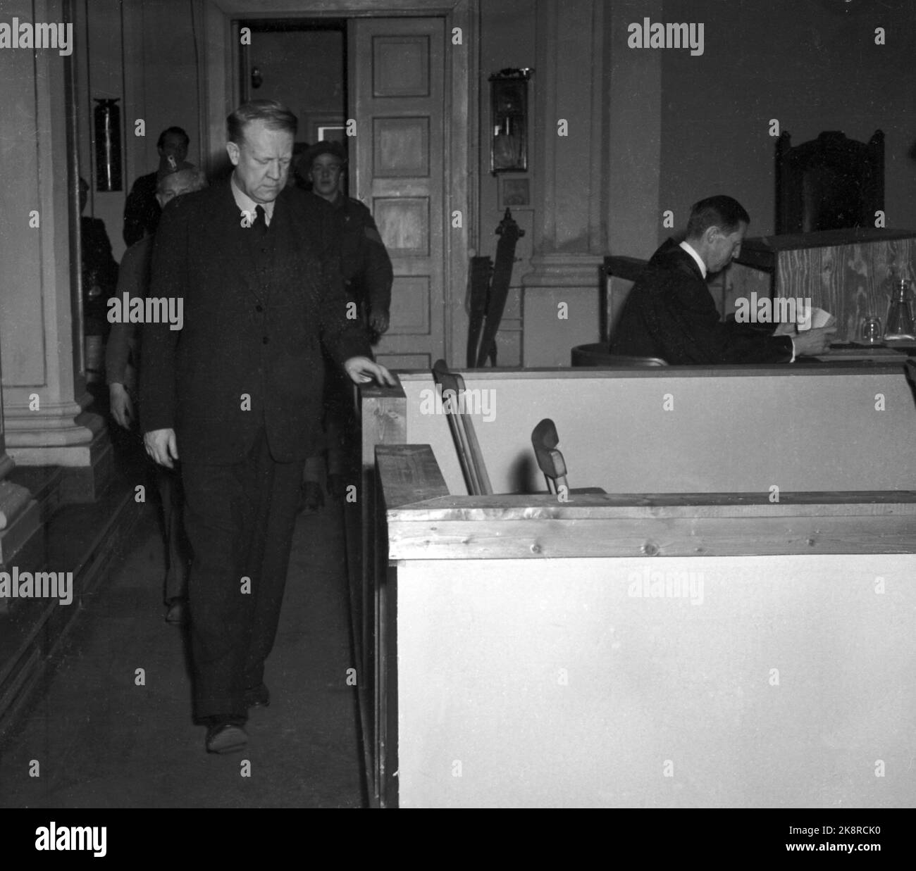 Oslo 19450910. L'affaire Landssvik contre Vidkun Quisling en Cour d ...