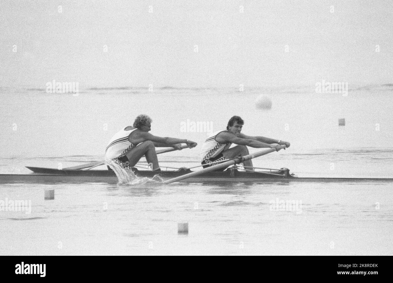 19840805 les jeux olympiques de los angeles aviron Banque de ...